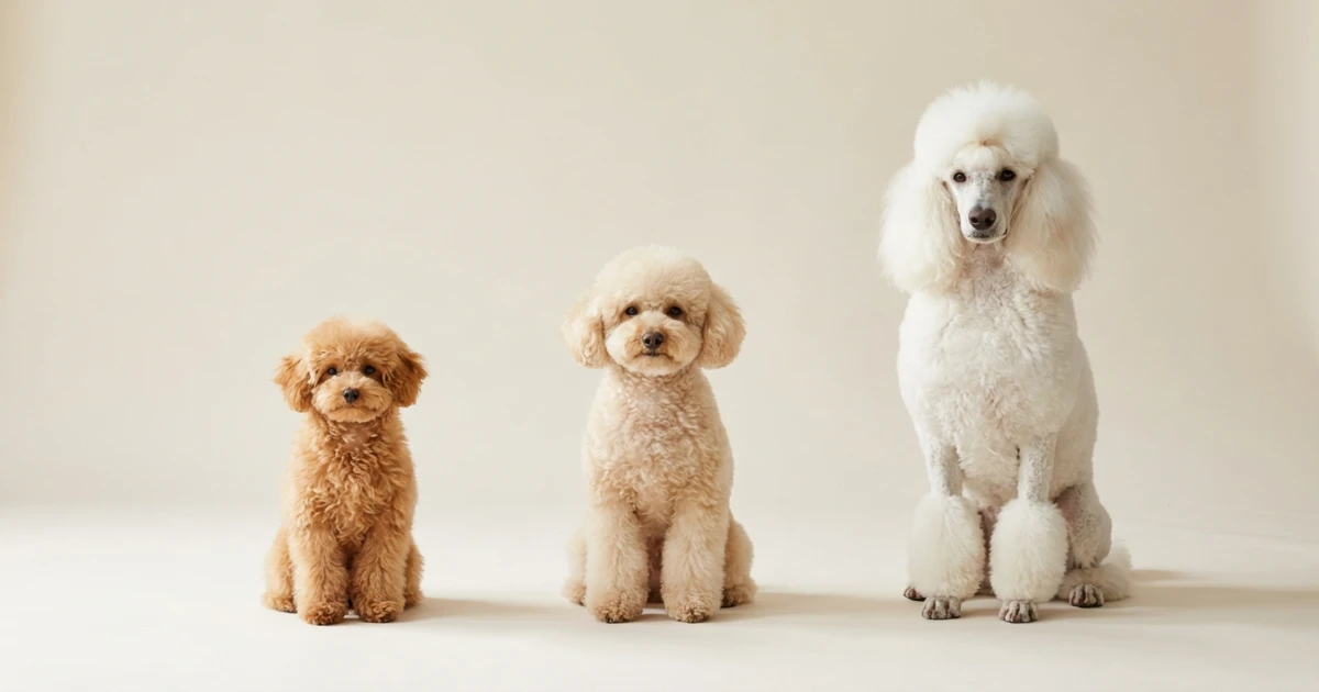 Poodle Size Chart 2026: Toy vs Miniature vs Standard (Complete Guide)